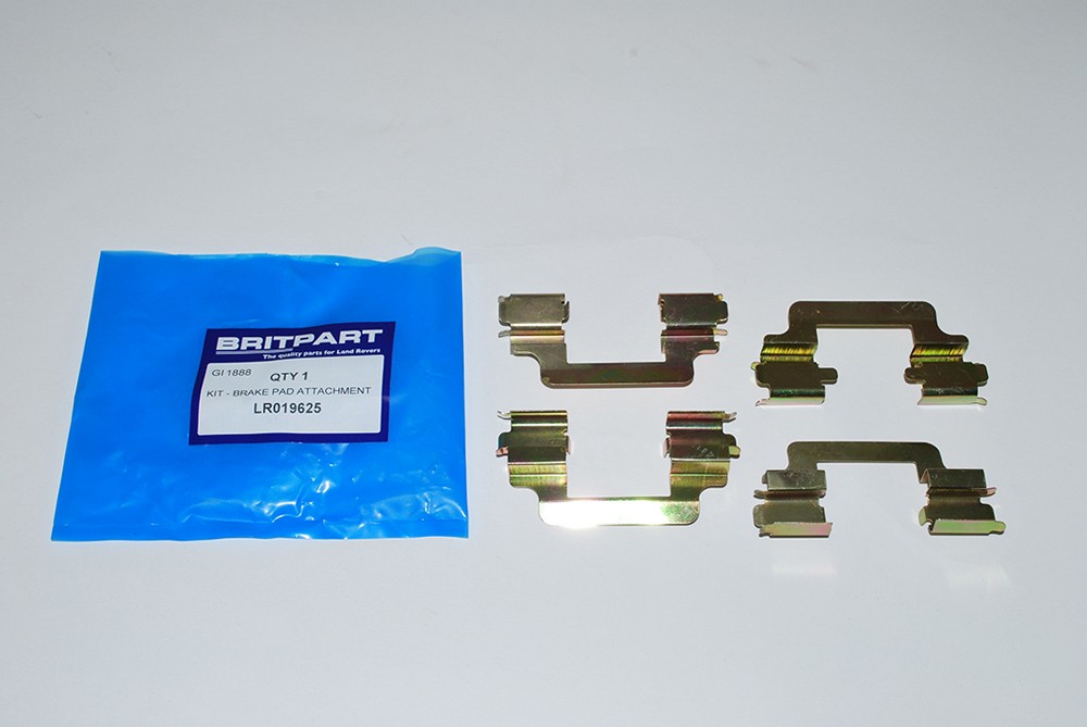 LR019625 - KIT - BRAKE PAD ATTACHMENT - BRITPART - Land Rover Parts