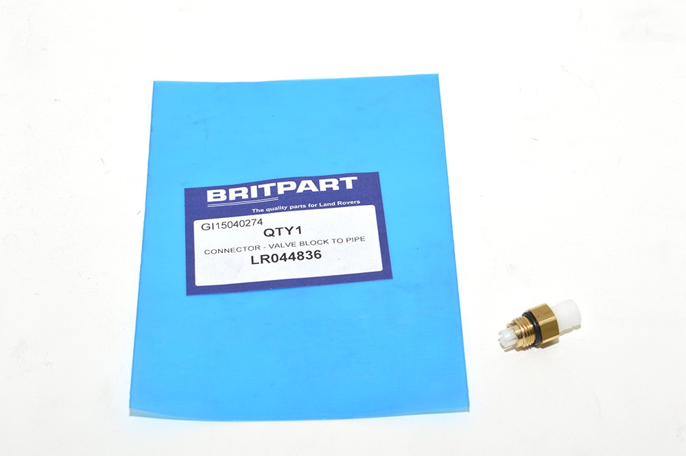 LR044836 - CONNECTOR - VALVE BLOCK TO PIPE - Land Rover Parts