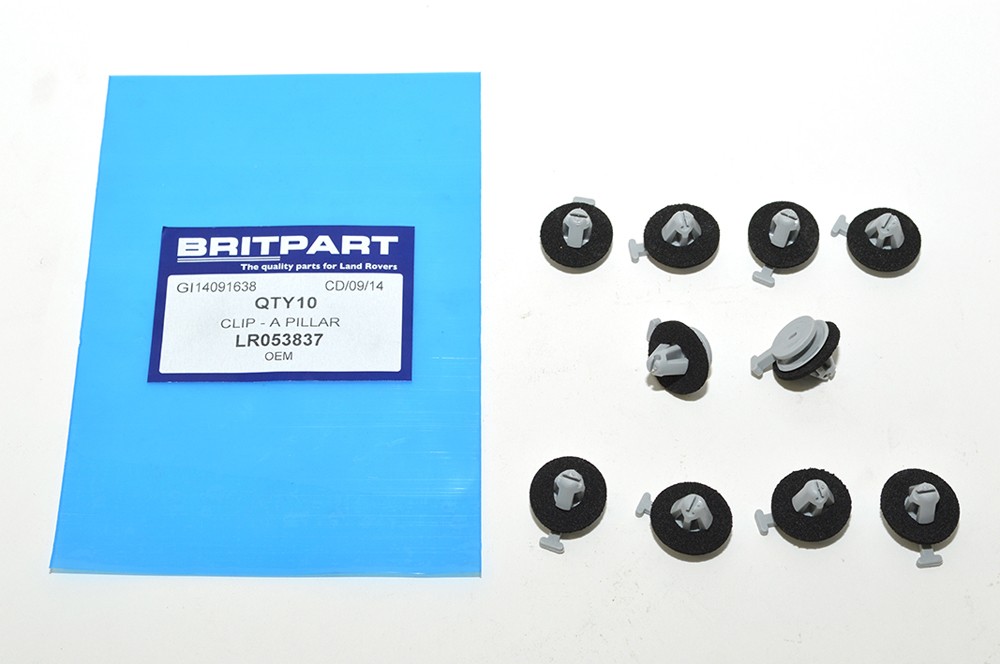 LR053837 - CLIP - A PILLAR - BRITPART - Land Rover Parts
