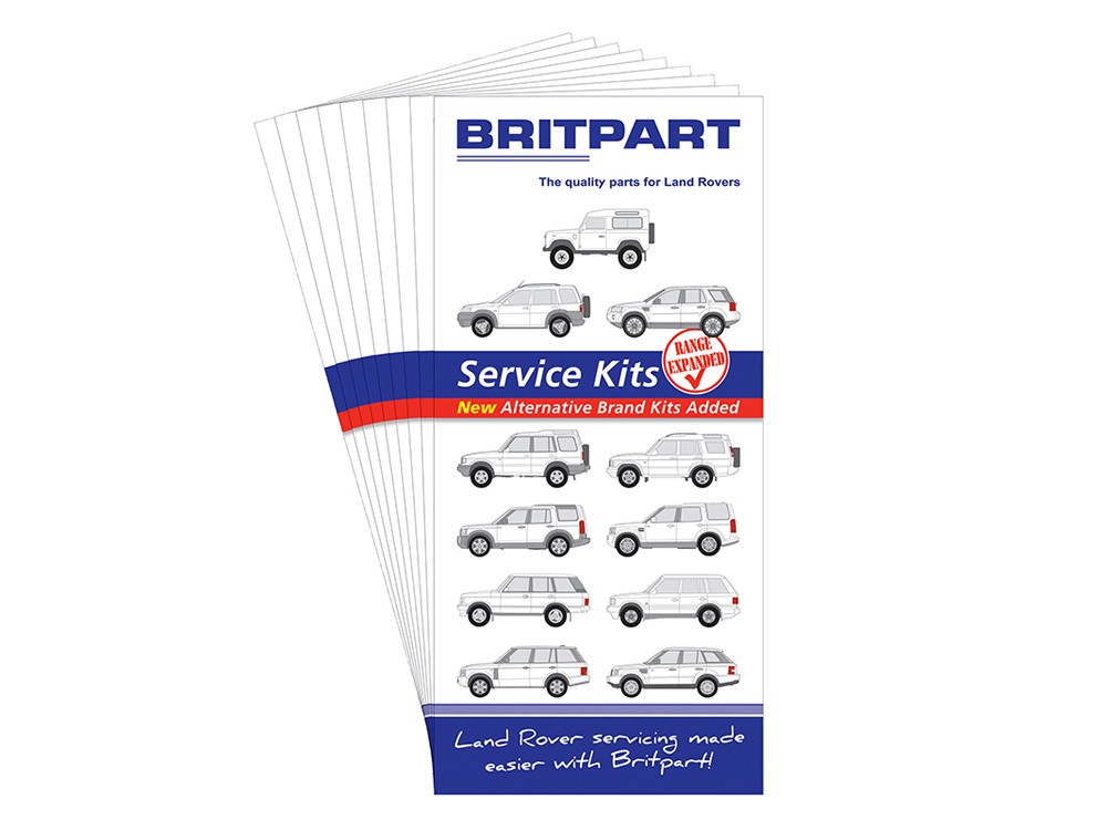 SERVICE KIT LEAFLET - SERVICE KIT LEAFLET (PACK OF 25) - Land Rover Parts